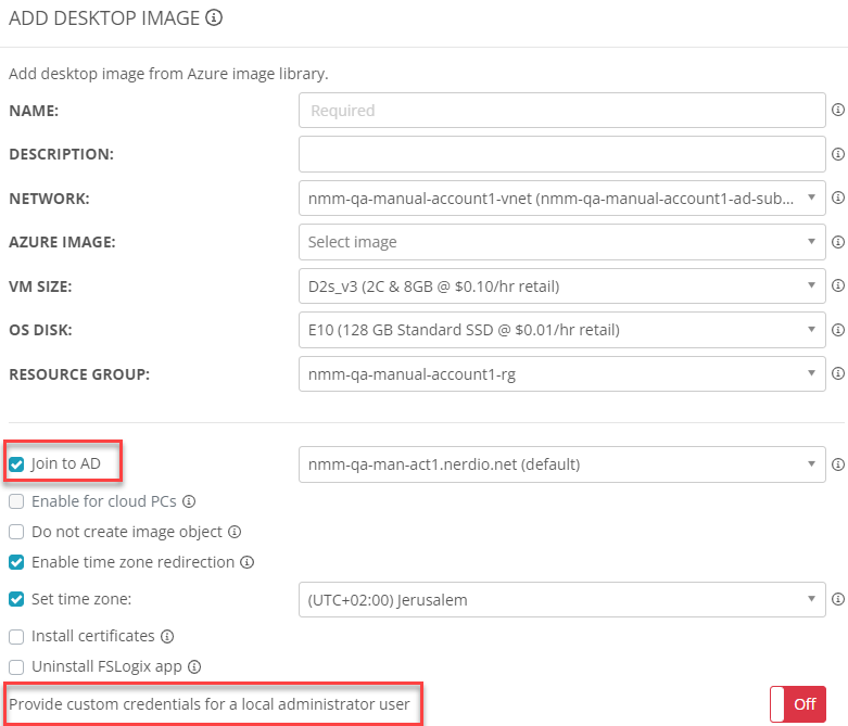What Are the Login Credentials for a New Desktop Image? – Nerdio Help ...