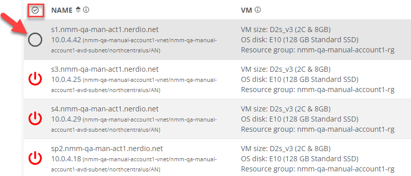 Multi-select Bulk Actions for Session Hosts – Nerdio Help Center