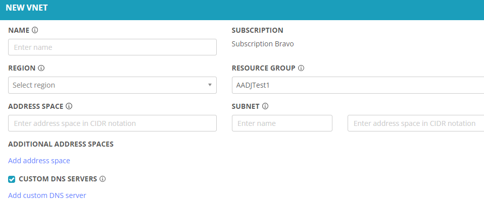 Create a VNet – Nerdio Help Center