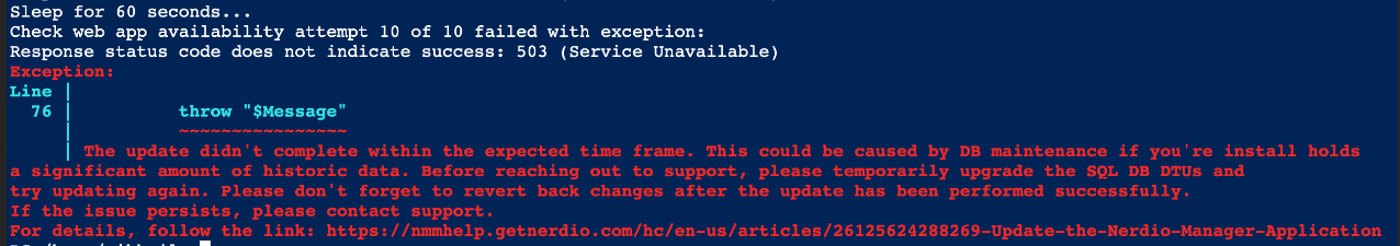 Update the Nerdio Manager application – Nerdio Help Center